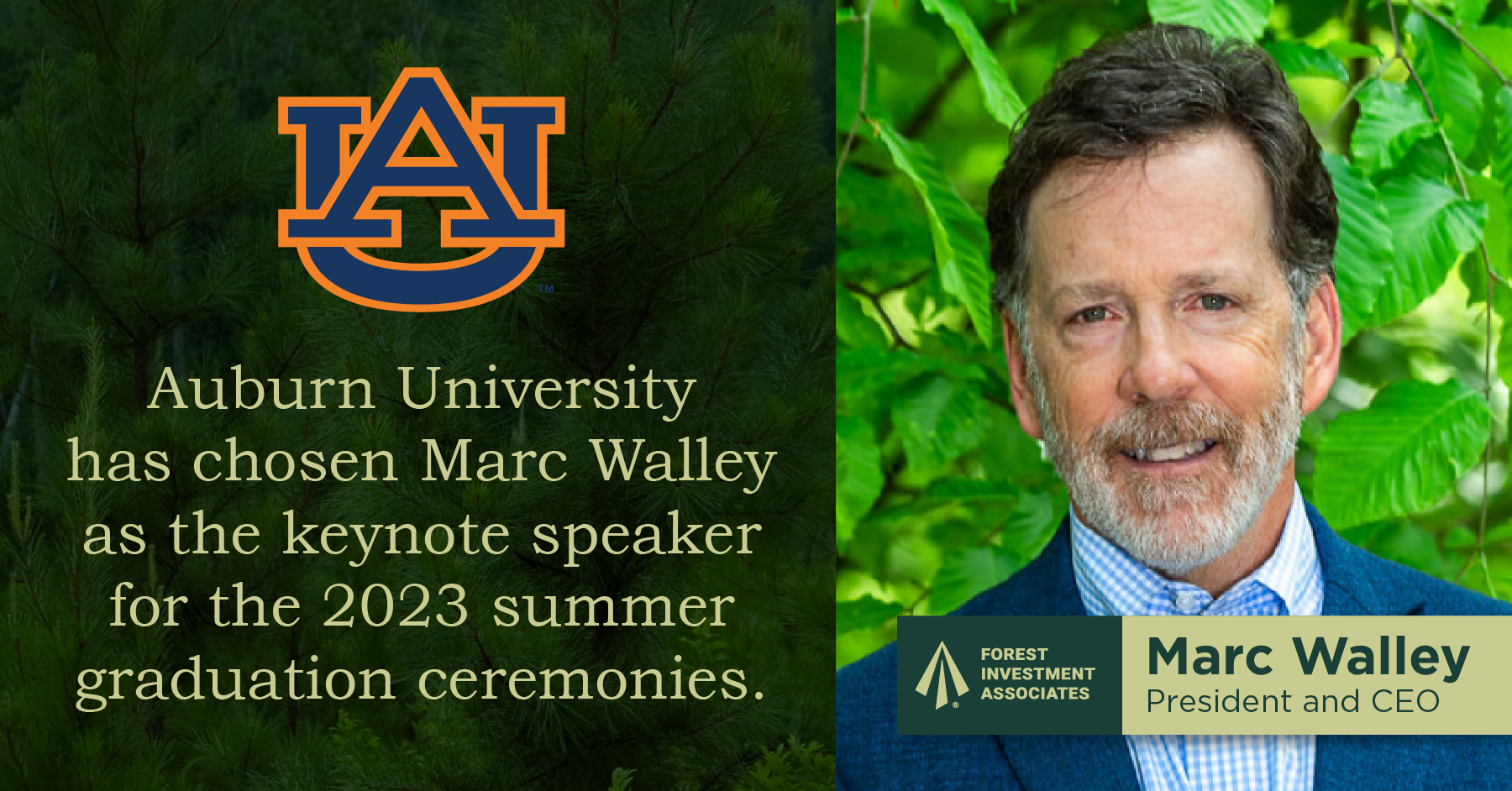 Marc Walley Appointed Keynote Speaker for Auburn University’s 2023 ...